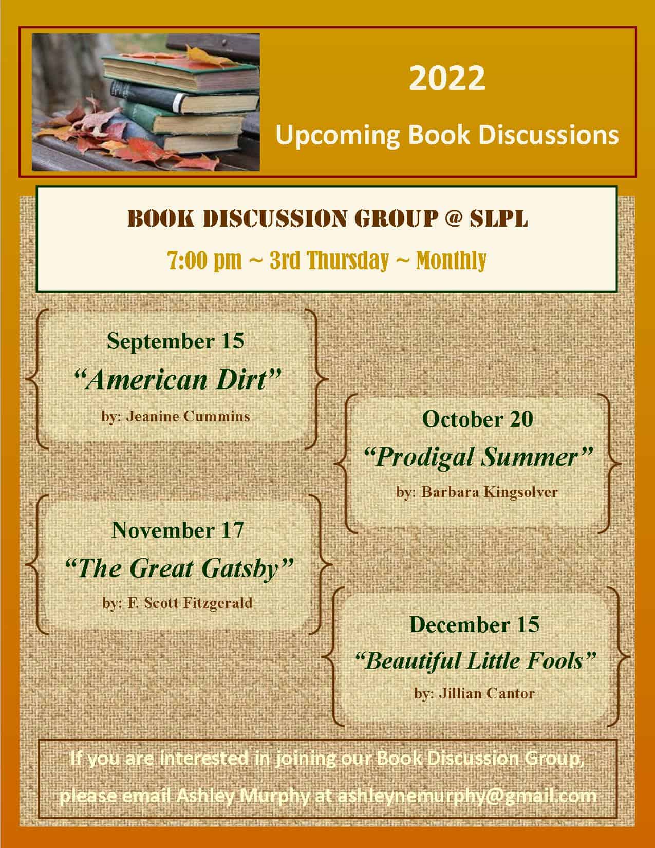 Adult Programs – Southern Lehigh Public Library